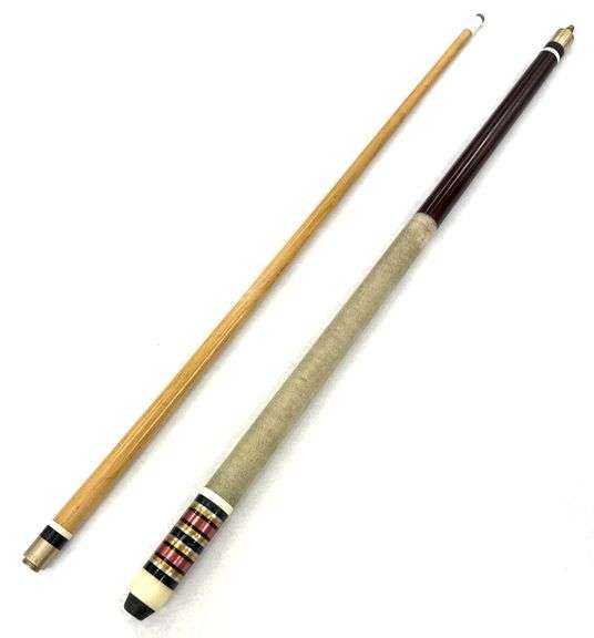 Pearson Signed Linen Wrapped Billiard Cue - Kraft Auction Service, LLC
