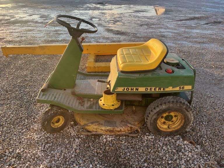 John Deere 56 Riding Lawn Mower - Kraft Auction Service, LLC