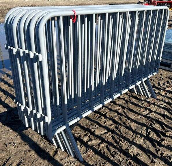 (CX) (10) Brand New Crowd Controls Gates - Kraft Auction Service, LLC