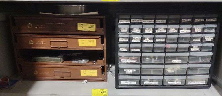 Contents Of Shelf Incl. Lawson Organizer (20"×13"×15") Plastic ...