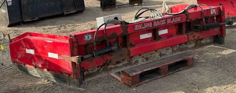 Ebling Back Blade Hydraulic Attachment 89in - Kraft Auction Service, LLC