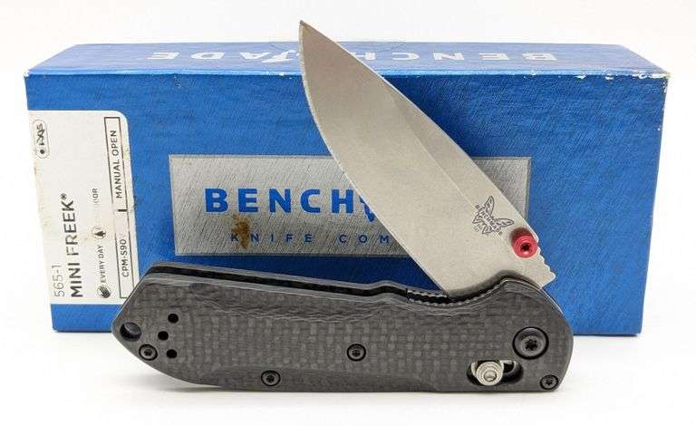 Benchmade 565-1 Mini Freek Folder w/ Box - Kraft Auction Service, LLC