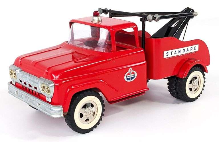 Original 1961 Tonka Standard Oil Wrecker Tow Truck - Kraft Auction ...