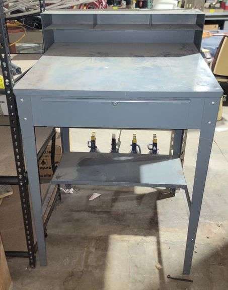 Metal Standing Work Station. - Kraft Auction Service, LLC