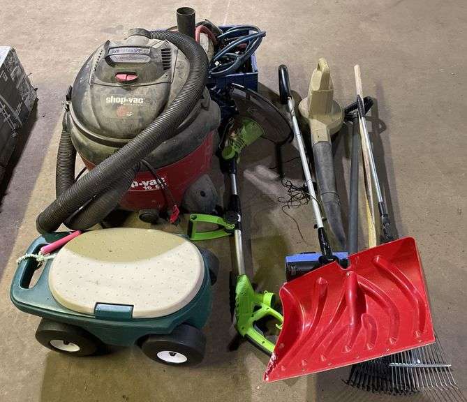 (Y) Shop Vac, Hand Tools, and more - Kraft Auction Service, LLC