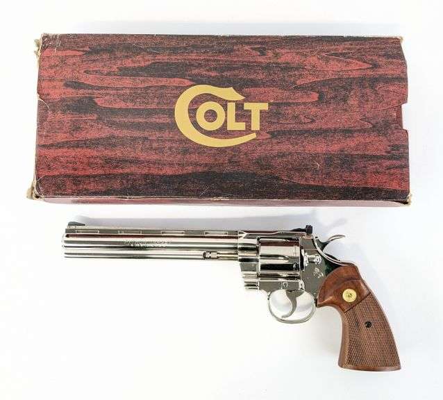 Colt Python Target .38 Special Revolver w/ Box - Kraft Auction Service, LLC