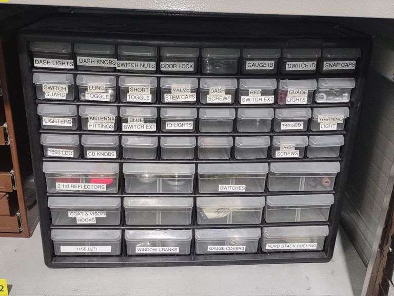 Contents Of Shelf Incl. Lawson Organizer (20"×13"×15") Plastic ...
