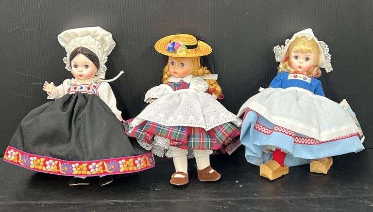 (G) 3 1960’s Alexander Doll Company Dolls. All in Original Boxes ...