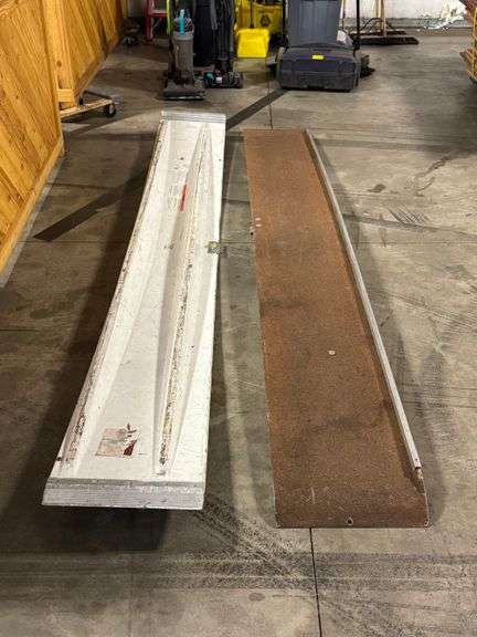 Melcher Mfg. 12ft 2,500lb Capacity Car Ramps - Kraft Auction Service, LLC