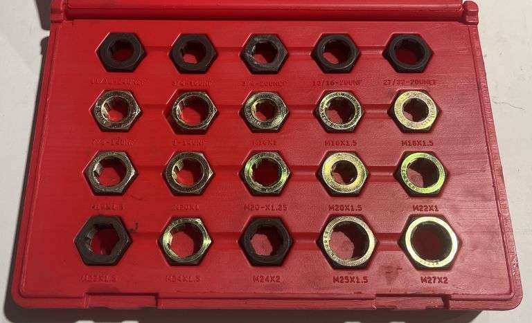 Snap-On 20 Piece Master Spindle Rethread Kit - Kraft Auction Service, LLC