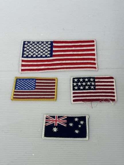 (V) Military Patches Including, Flag Patches, Division Insignia And ...