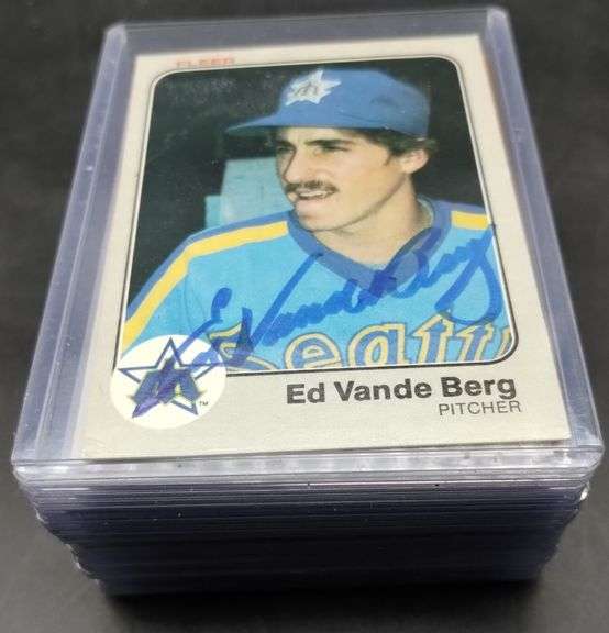 (J) Baseball autograph cards 25 total JSA authentication - Kraft ...