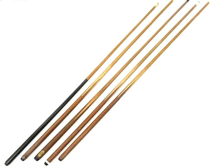 (5) Assorted Billiard Cues - Kraft Auction Service, LLC