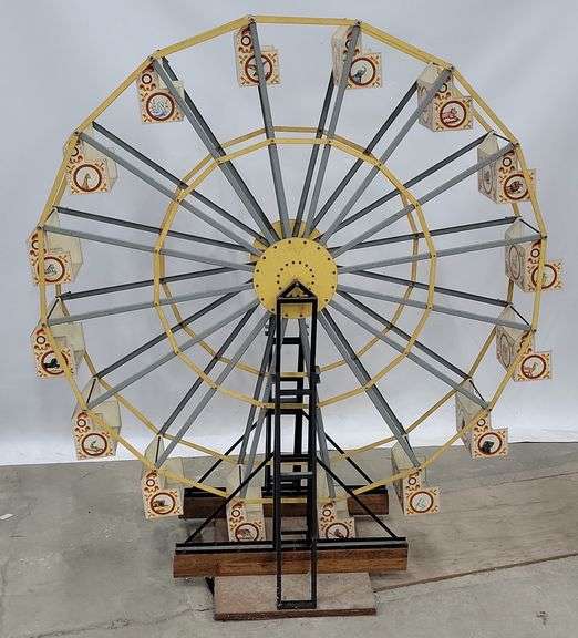 (N) Ferris Wheel With Circus Animal Design - Kraft Auction Service, LLC