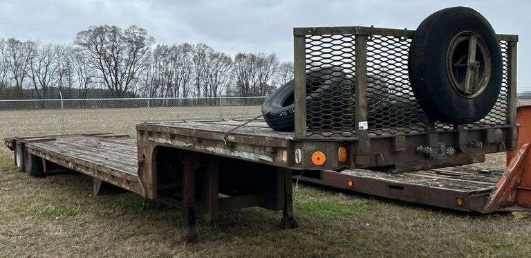 (II) 1975 45' Dorsey Drop Deck Trailer - Kraft Auction Service, LLC