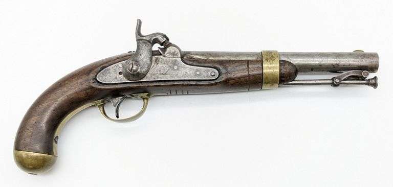 1851 US H. Aston & Co. .55 Cal Blackpowder Pistol - Kraft Auction ...