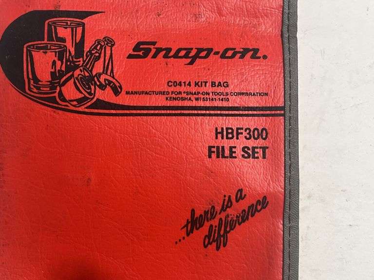 Snap-On File Set And Kit Bag - Kraft Auction Service, LLC