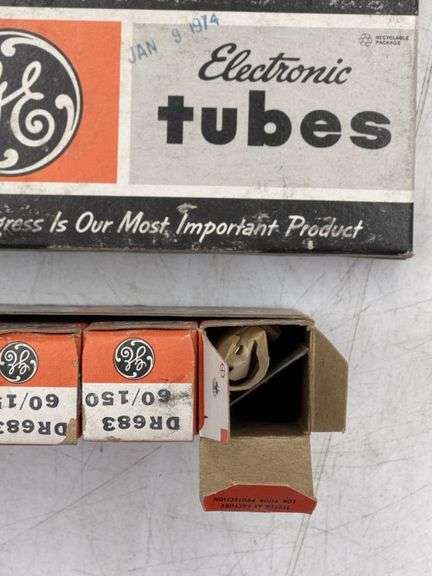 (10) GE DR 683 60/150 Tubes In Original Packaging - Kraft Auction ...