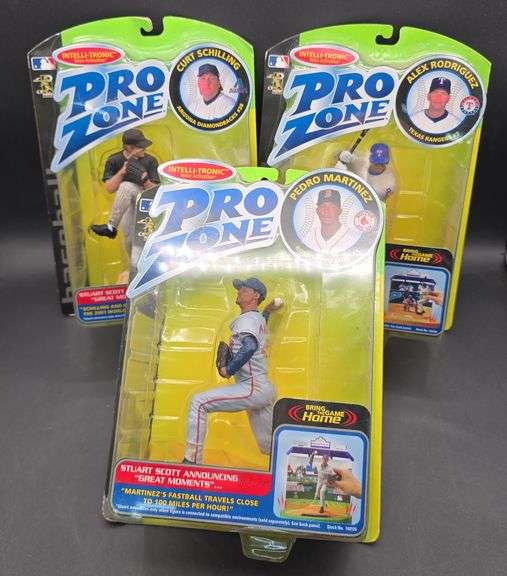 (N) Pro Zone Intelli-Tronic Voice Activation Baseball Action Figures ...