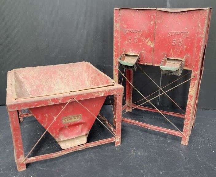 (N) Pressed Steel Structo Double Sand Sifter And Hopper. - Kraft ...