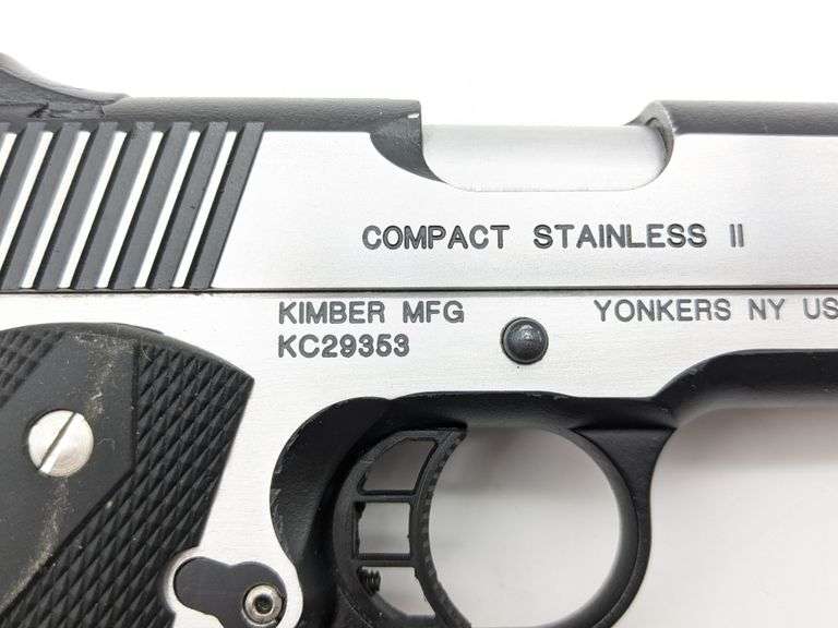 Kimber Compact Stainless II .45 ACP Pistol w/ Case - Kraft Auction ...