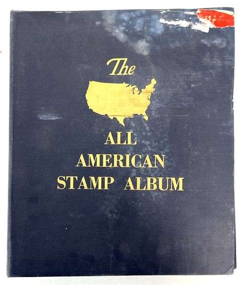 Vintage Collector Stamp Album with Stamps - Kraft Auction Service, LLC