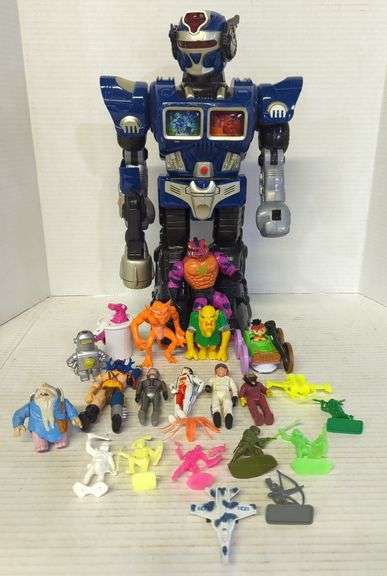 (ZA) Transformer Battery Operated 15"T & Action Figures, etc. - Kraft ...