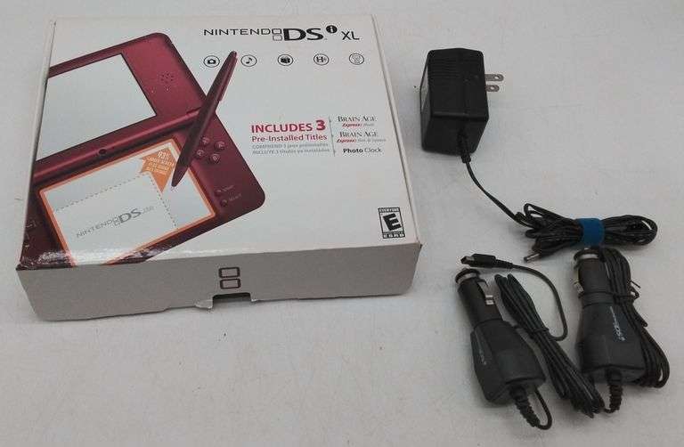 ( I) Nintendo DS XL With Chargers - Kraft Auction Service, LLC