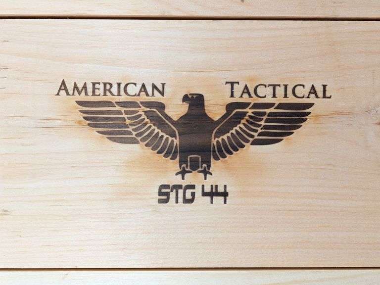 American Tactical GSG STG-44 Wood Crate - Kraft Auction Service, LLC