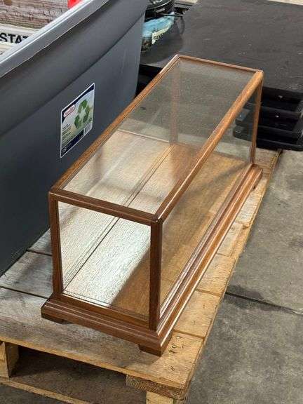 Various Coca-Cola Collector Items, Wood/Glass Display Case, Folding TV ...