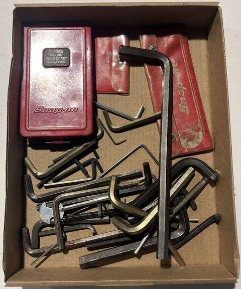 Assorted Snap-On Hex L-Key Allen Wrenches And Sets - Kraft Auction ...