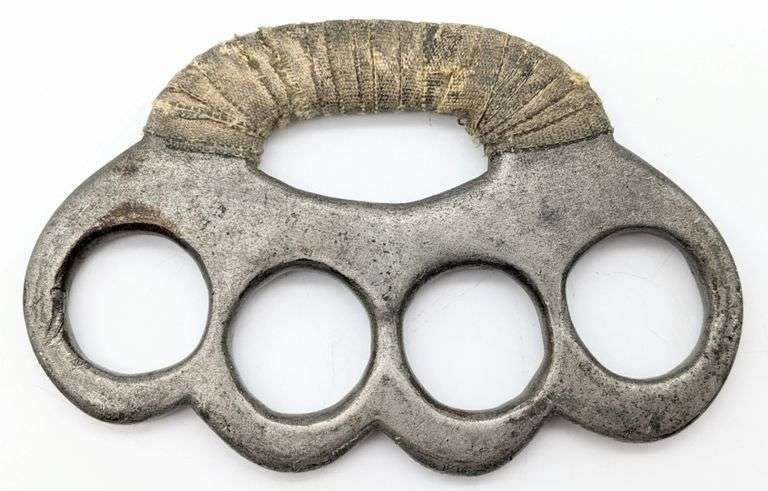 Unique Vintage Brass Knuckle Dusters - Kraft Auction Service, LLC