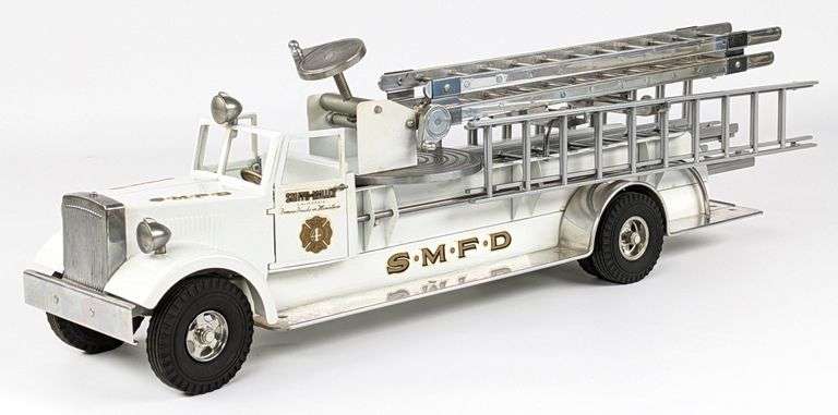 Fred T Smith Miller MIC SMFD Aerial Ladder Truck - Kraft Auction ...