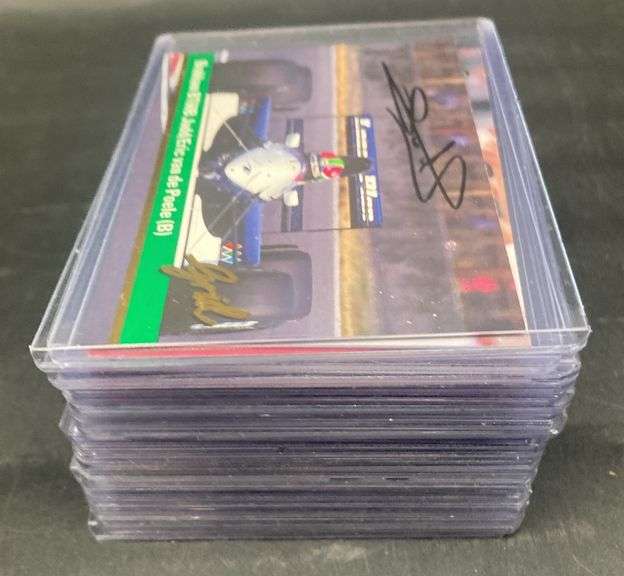 (J) NASCAR autograph cards 25 total JSA authenticated - Kraft Auction ...