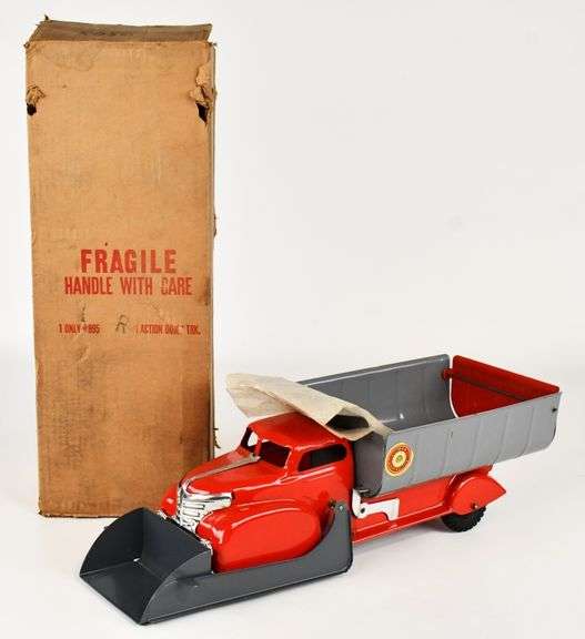NOS Marx Lumar Contractors Action Dump Truck w Box - Kraft Auction ...