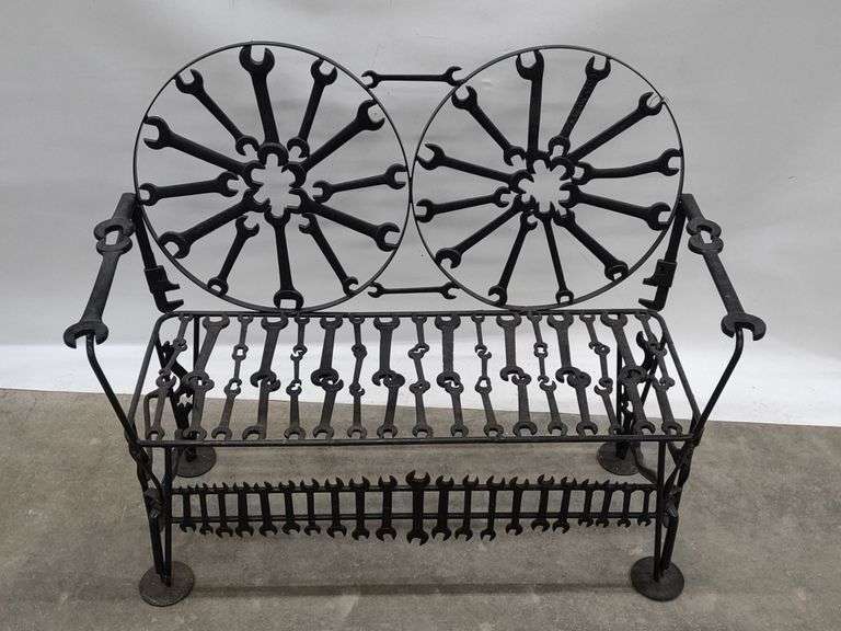 (N) Repurposed Wrench Bench - Kraft Auction Service, LLC