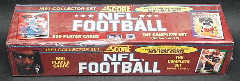 (AG) NFL Player Card Collection 1991 Score Complete Set - Kraft Auction ...