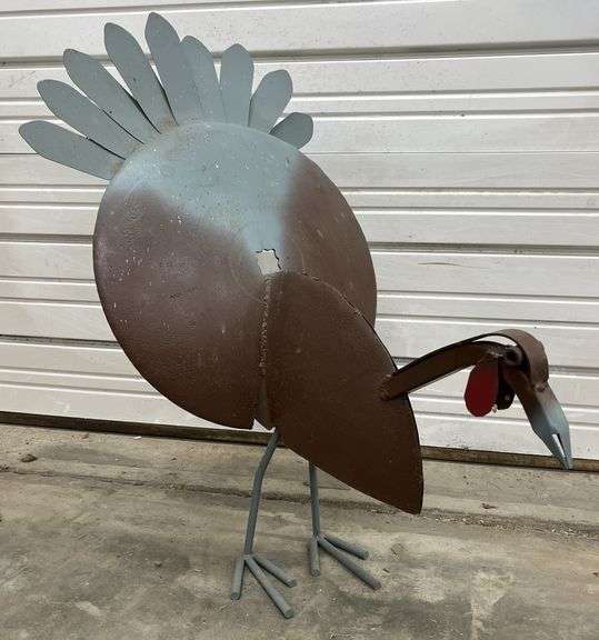 (N) Turkey Metal Art Made By Paul Ezra - Kraft Auction Service, LLC