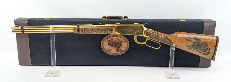 Ltd Mossberg Mod 464 Nebraska 30-30 Lever Rifle - Kraft Auction Service ...