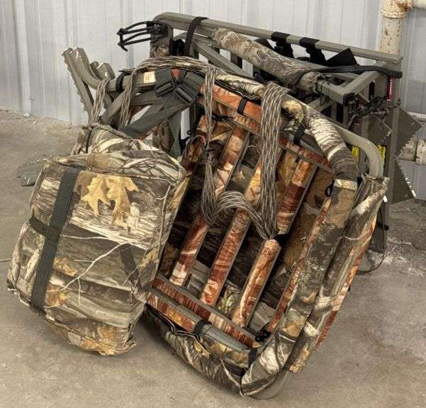 (2) Grand Slam Supreme Climber Tree Stand GS2500MS - Kraft Auction ...