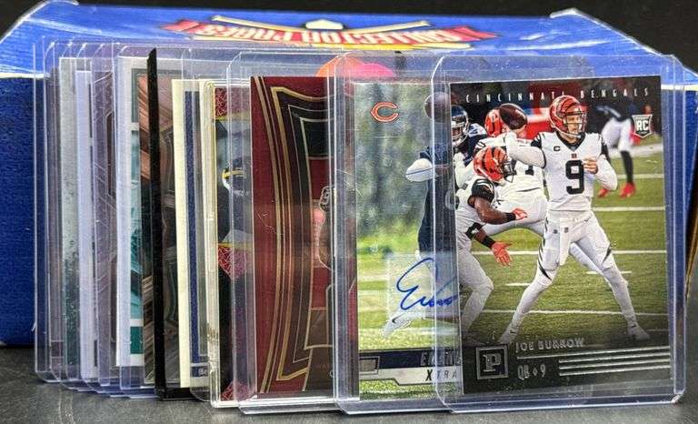 (X) 14 Rookie & Insert Football Cards - Kraft Auction Service, LLC