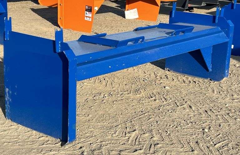 (G) 8' Quick Attach Snow Pusher - Kraft Auction Service, LLC
