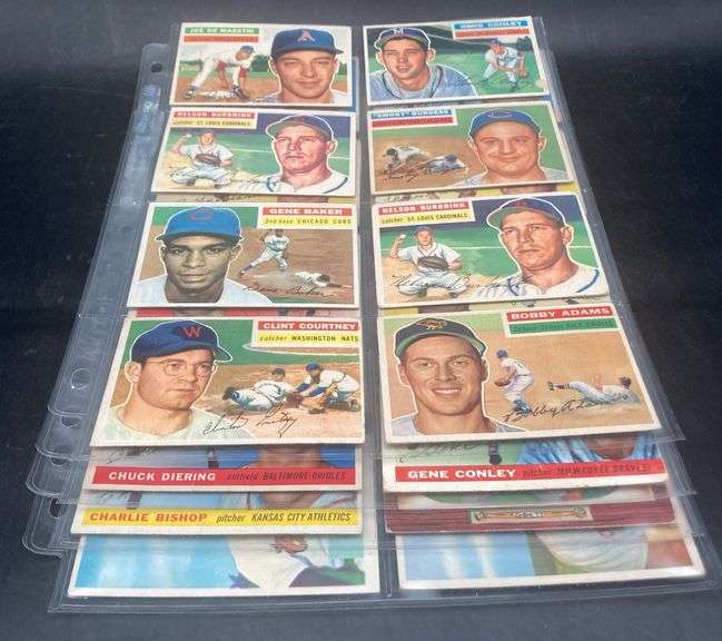 (P) Baseball 1950’s collector cards 32 total - Kraft Auction Service, LLC