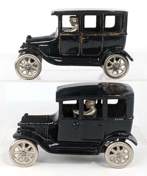 (2) Restored Arcade Cast Iron Coupe Cars - Kraft Auction Service, LLC
