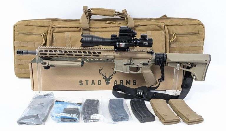 Custom MAG Tactical MG-G4 5.56mm Semi Auto Rifle - Kraft Auction ...