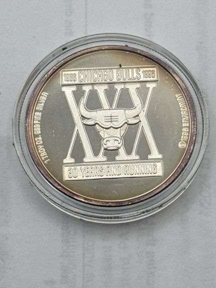 (J) 1 oz Silver Dennis Rodman Chicago Bulls Coin - Kraft Auction ...