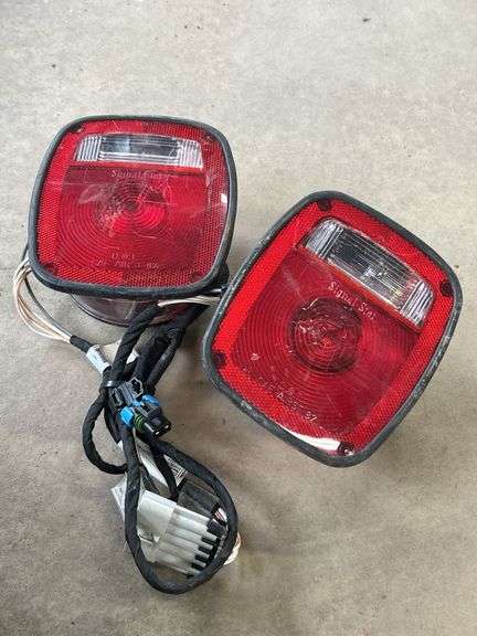 (BD) Signal-Stat LED Tail Lights 7”Lx6”W - Kraft Auction Service, LLC