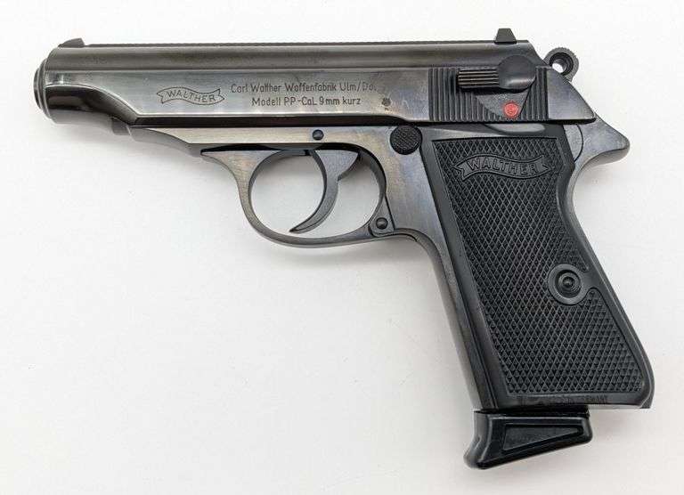 MIB Walther PP 9mm Kurz Semi Auto Pistol - Kraft Auction Service, LLC