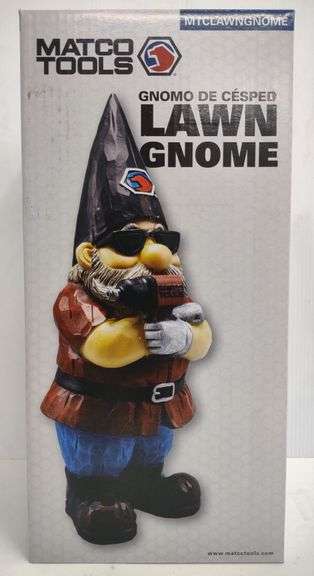 Matco Tools Resin Lawn Gnome (12" Tall) - Kraft Auction Service, LLC