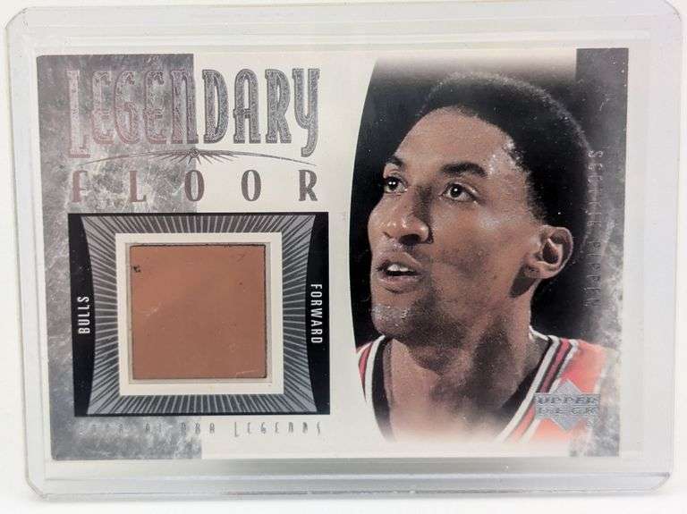 2000-01 UD NBA Legends Scottie Pippen Game Floor Card - Kraft Auction ...